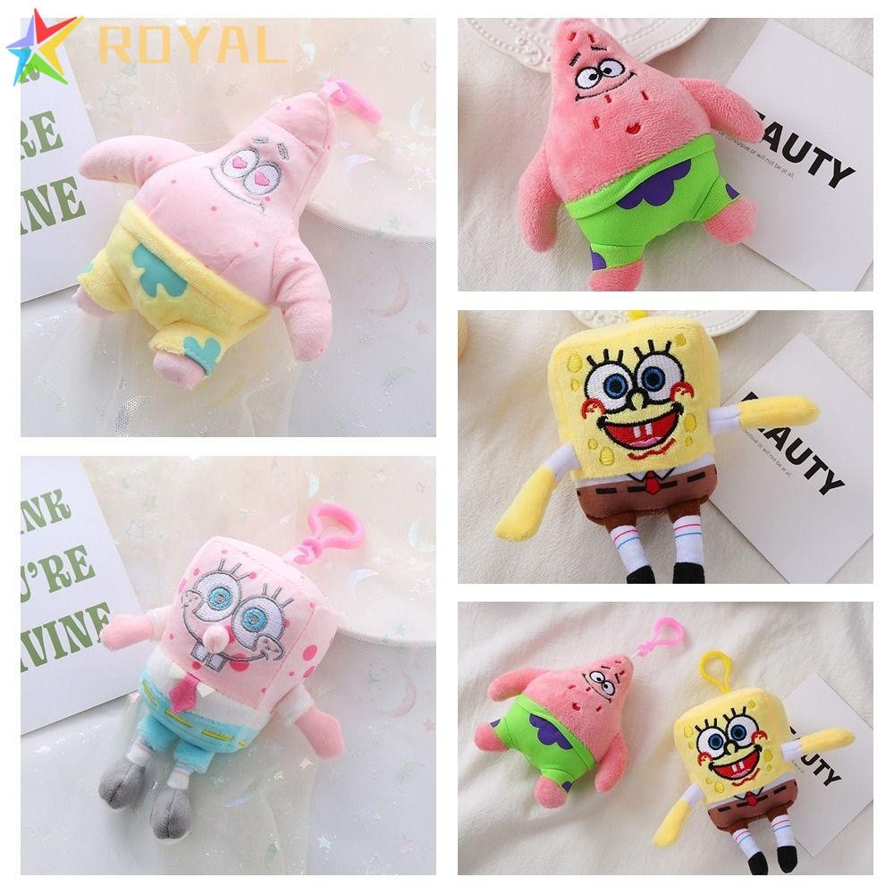 ROYAL Spongebob พวงกุญแจ, รุ่นการ์ตูนนุ่ม Patrick Star ตุ๊กตา, DIY ...