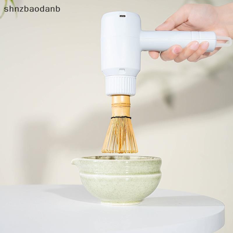 [shnzbaodanb] อุปกรณ์ปัดมัทฉะไฟฟ้าไร้สายแบบพกพาได้อย่างรวดเร็วแปรงมัทฉะมือถือมัทฉะกวนเครื่องดื่ม ...