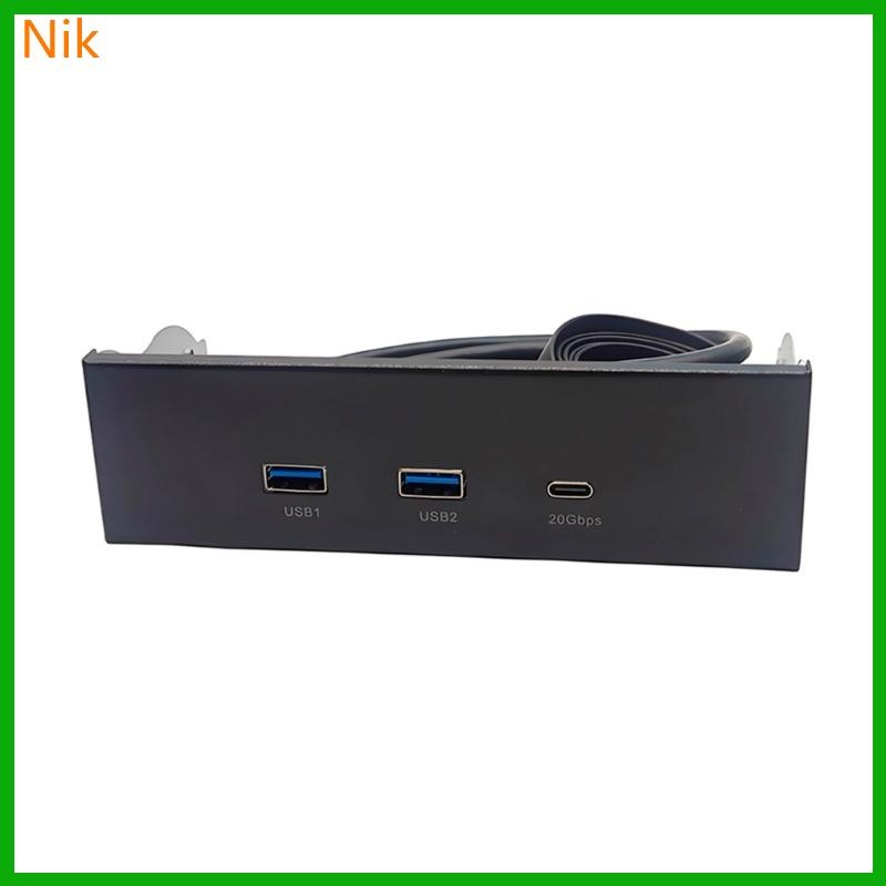 บ.นน.ค.ศ. USB3 2 แผงหน้า USB Hub สําหรับ 5 25Inch Bay Featuring Double ...