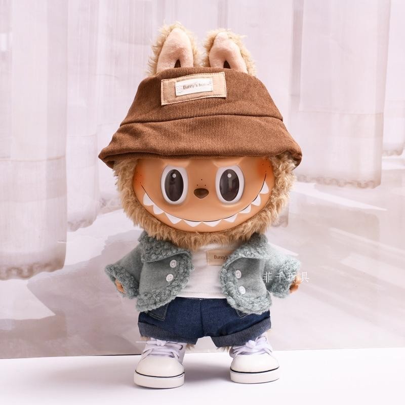 คลังสินค้าพร้อม 2024 ฤดูร้อนสไตล์ใหม่ Labu เสื้อผ้าเด็ก 38 ซม. Labu ...