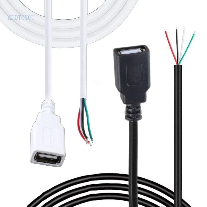 3C Usb 4 สาย Pigtail สาย USB2 0 ปลั๊กหญิง 4pin สาย Pigtail สาย 5V สายไฟ ...