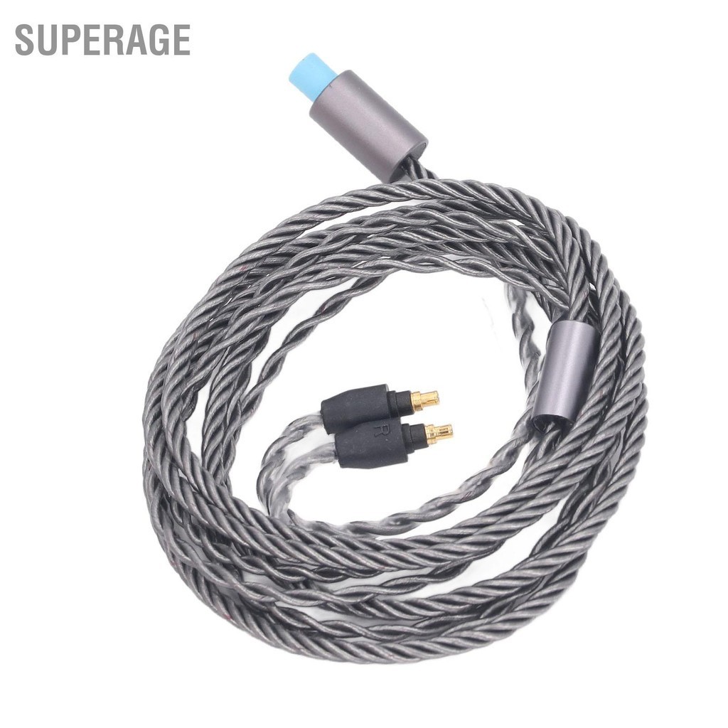 Superage เปลี่ยนเสียงสายอัพเกรด 4 Core ทองแดงชุบเงิน 3.5 มม.2.5 มม.4.4 ...