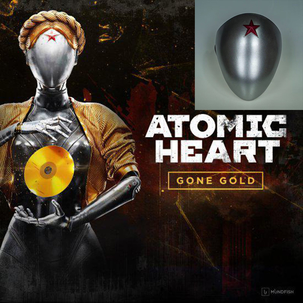 Atomic Heart Atomic Heart Dixie Natasha Robot คอสเพลย์ Twin Dancer Mask ...