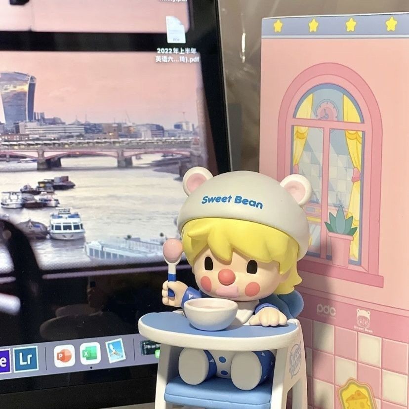 ของแท้อย่างเป็นทางการ POPMART POPMART Little Sweet Beans Eating Baby ...