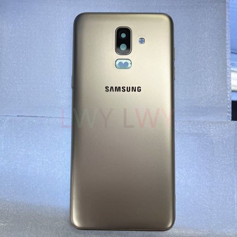 สําหรับ Samsung Galaxy J8 2018 J800 J800F ฝาหลังแบตเตอรี่พลาสติก ...