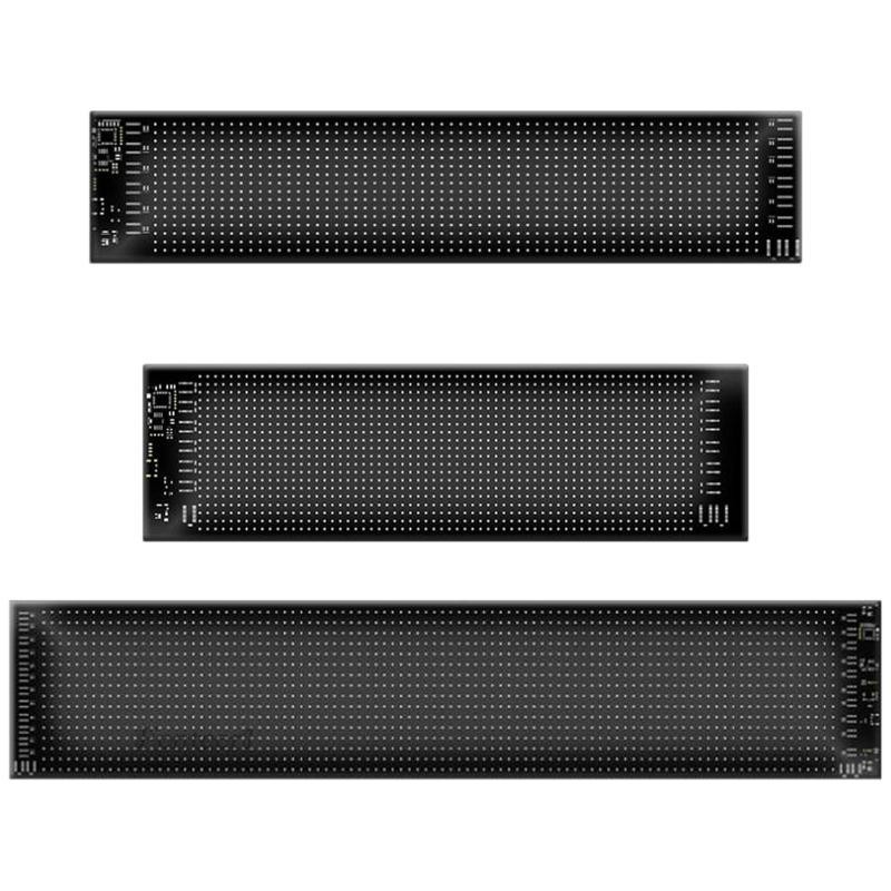 [Fenteer1] ป้าย LED รถยนต์ USB ขับเคลื่อน IP65 กันน้ํา LED Matrix แผง ...