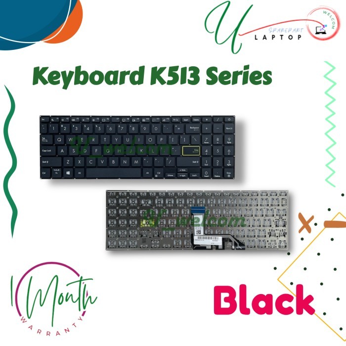 Putih คีย์บอร์ด Vivobook K513 S15 S513 M513 F513 R513 X513 D513 สีดํา - สีขาว | Shopee Thailand