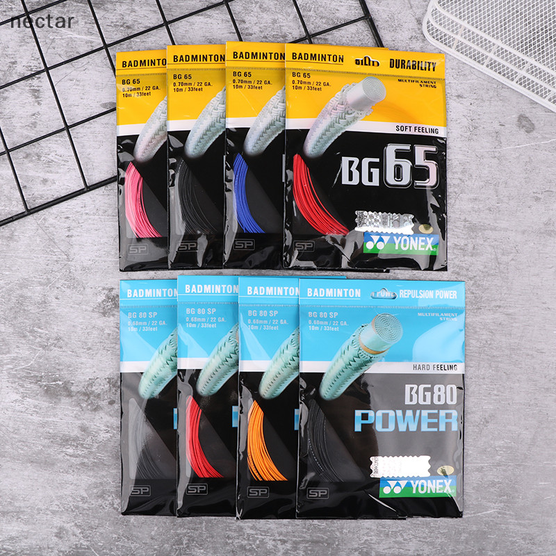 Tar สายไม้แบดมินตัน BG65/BG80 Power (0.68/0.70MM) Endurance High ...