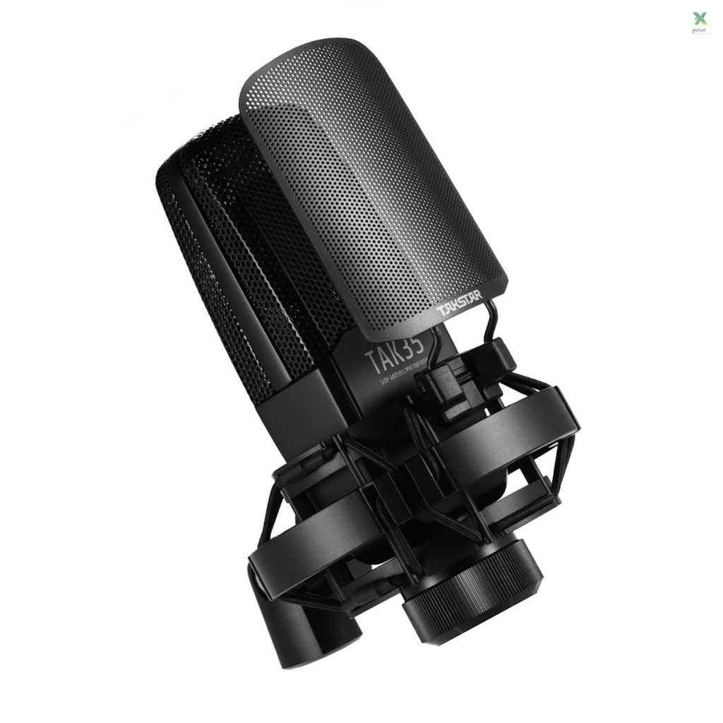 Takstar Live Broadcast Tak35 Mic พร้อม Mount Network Condenser Mic ...