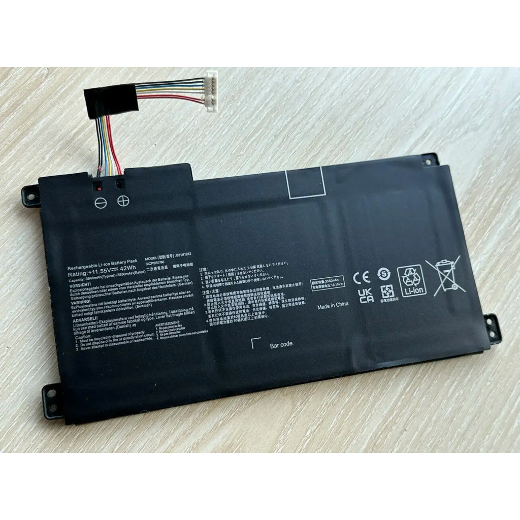 C31N1912 B31N1912 11.55V 42Wh แล็ปท็อป Battery For Asus VivoBook 14 ...