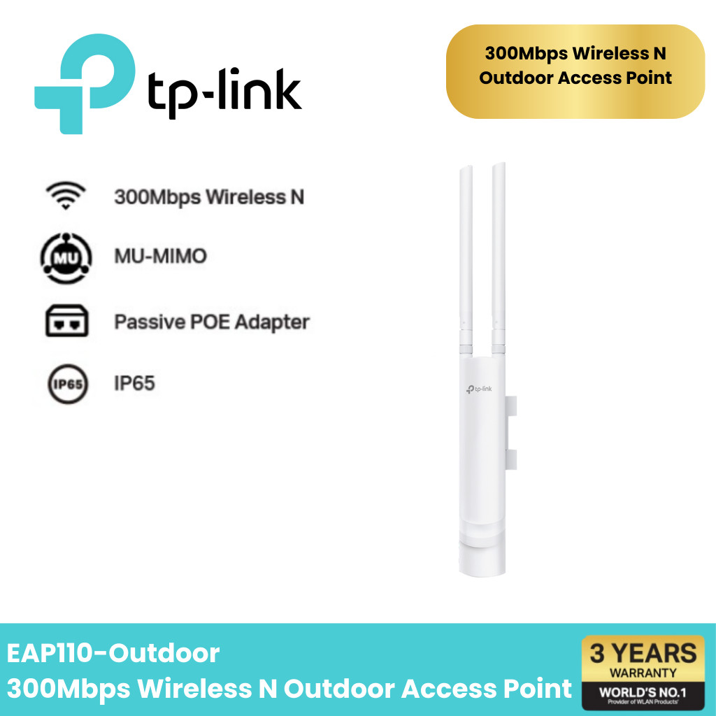 TP-Link EAP110-Outdoor (300Mbps Wireless N Outdoor Access Point ...