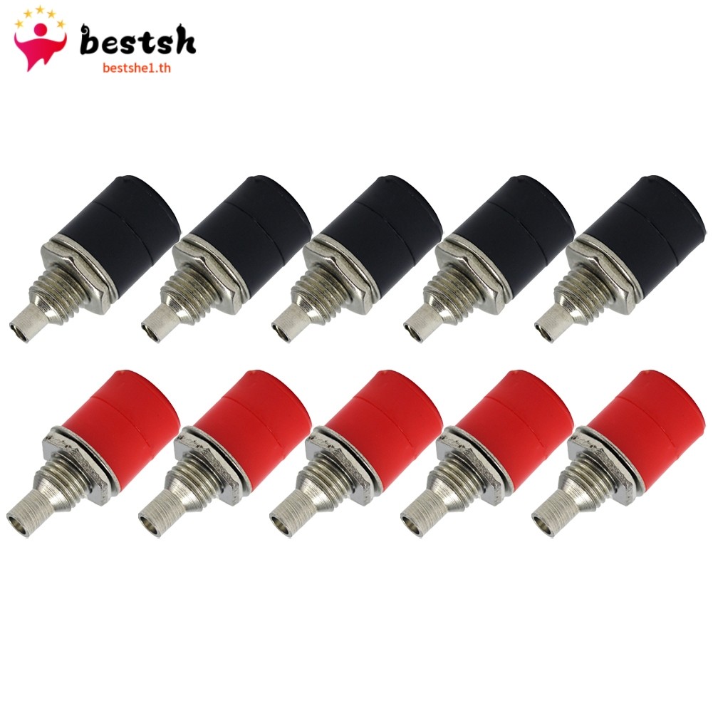 Bestshe1.th 10PCS 4MM Banana Socket Binding Post Banana Plug ขั้วต่อ ...