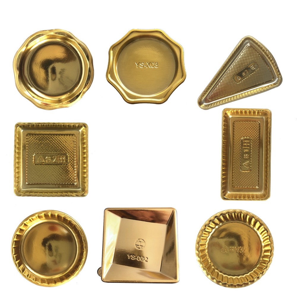 Golden Triangle Square Blister Mousse Base Mousse Pad Gold Card Holder ...