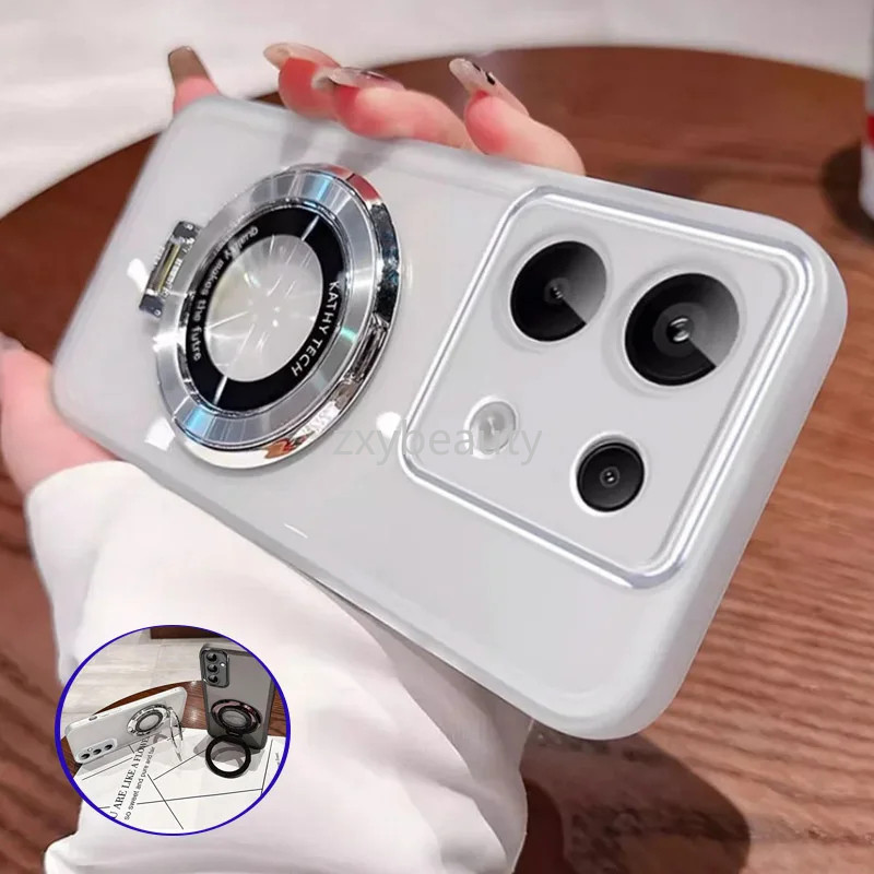 Infinix Zero 30 4G 5G 2025 กรณีโปร่งใสแหวนผู้ถือแม่เหล็กสําหรับ Zero30 ...