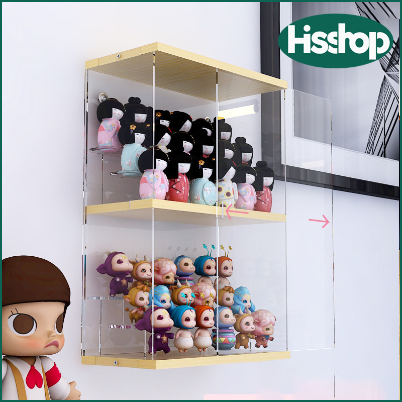 ตู้โมเดล Popmart,กล่องแสดงติดผนัง,ของเล่นศิลปะ กล่องแสดงกันฝุ่นแบบแขวน ...