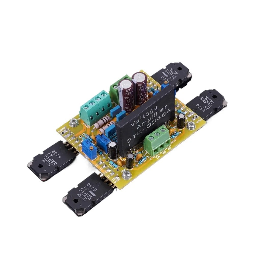 HIFI STK3048+SAP16 Thick Film 100W+100W Stereo Power Amplifier Finished ...