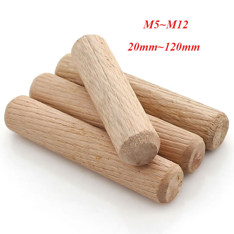 [FWM] Twill Wood Spike Round, ไม้ก๊อกขนาดเล็ก, บล็อกไม้, แท่ง, Tenon ...