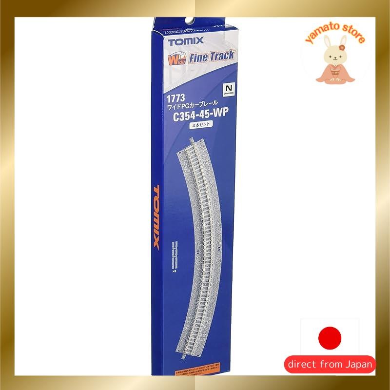 TOMIX N Gauge Wide PC Curve Rail C354-45-WP F 4-piece Set 1773 Railway Model Supplies | Shopee ...