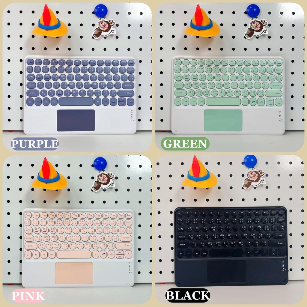 Thai Bluetooth Keyboard with Touch Pad คีย์บอร์ดไร้สาย ไทย/อังกฤษ ...
