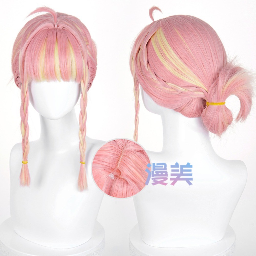 Overwatch 2 x LE SSERAFIM Fearless Mercy คอสเพลย์วิกผมสังเคราะห์ 40 ซม. ...