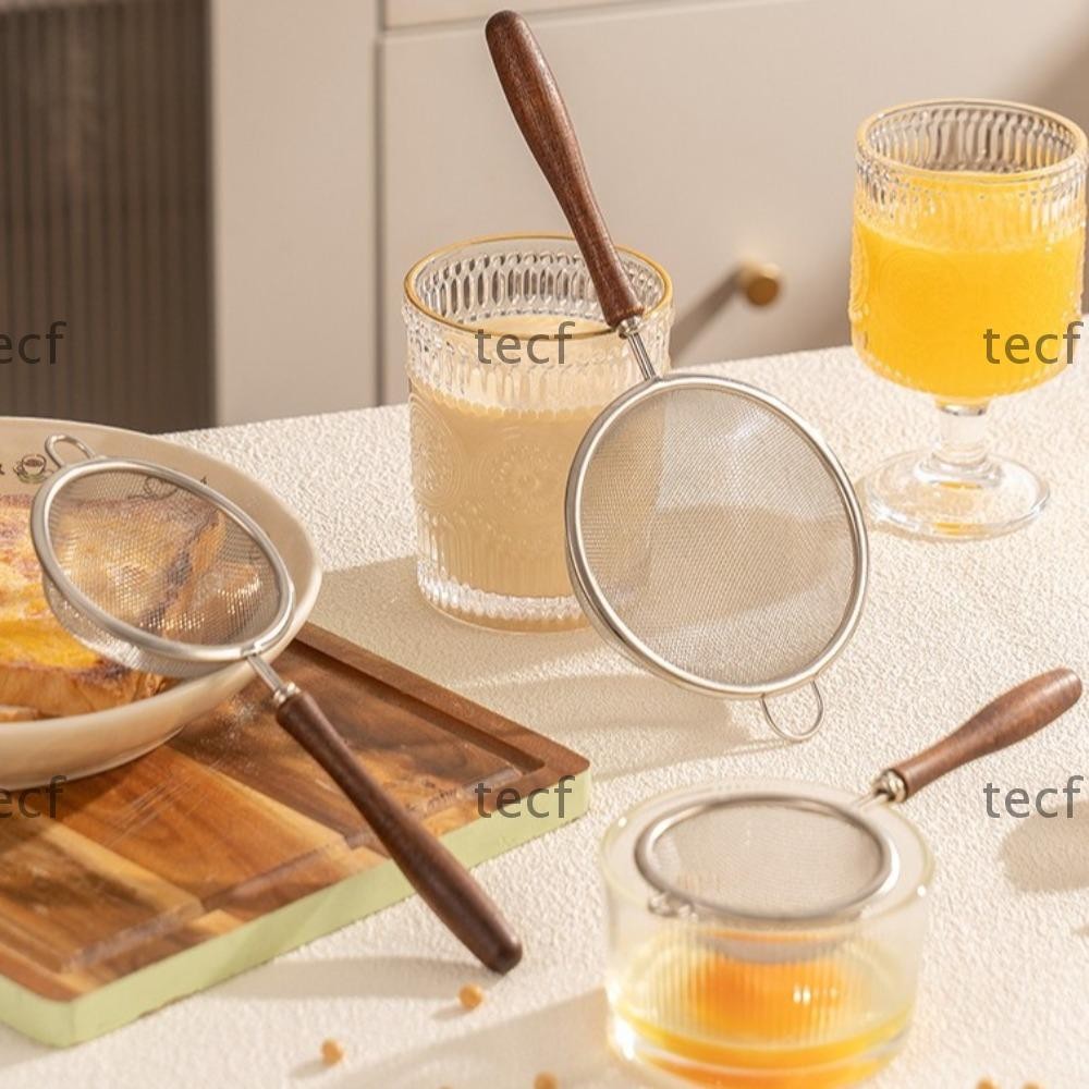 TECF Matcha Sifter ทําความสะอาดง่าย Very Fine Mesh Strainer, แบบพกพา ...