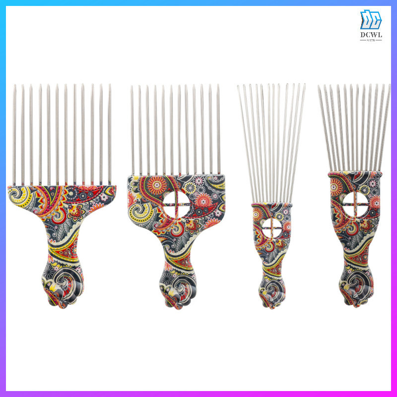 แอฟริกันหวี Dreadlock อุปกรณ์เสริม Afro Hair Pick Parting Mens Lift ...