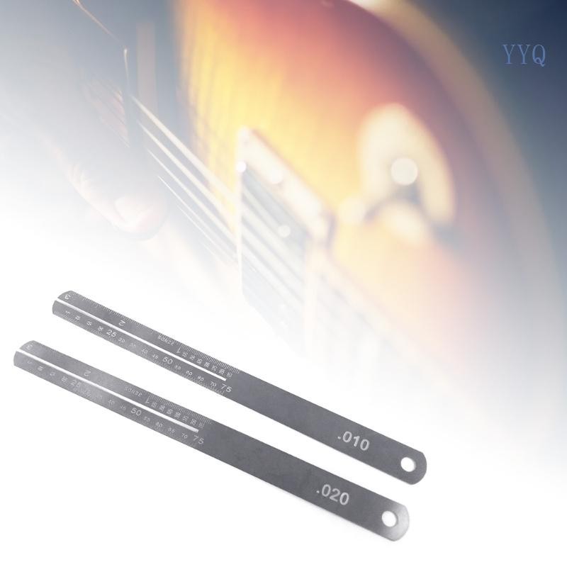 Yyq กีตาร์ Fret การวัดการติดตั้งไม้บรรทัดกีตาร์ Fret Finger Plate ...
