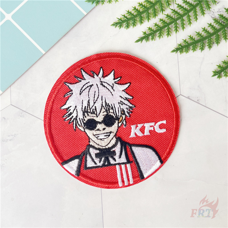 ♥ Satoru Gojo & KFC - แพทช์รีดบนอนิเมะ Jujutsu Kaisen ♥ 1 ชิ้น DIY เย็บ ...