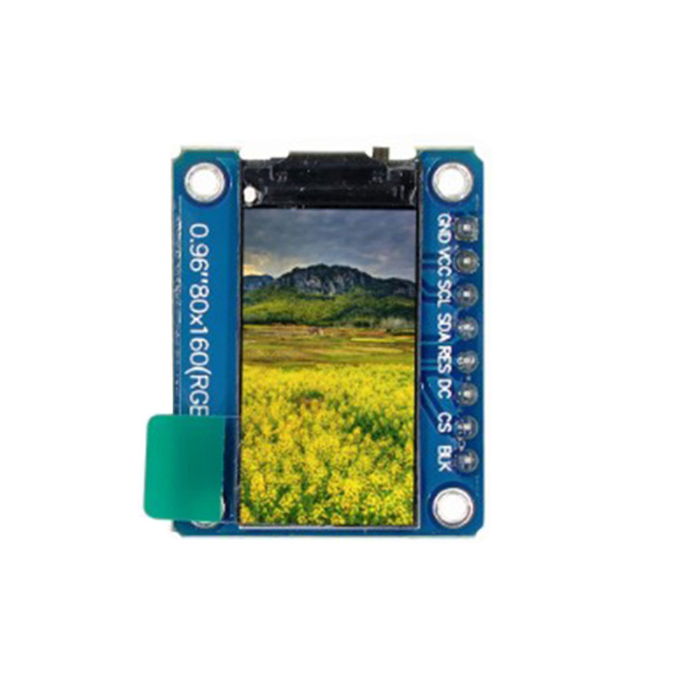 0.96" 0.96 นิ้ว IPS TFT LCD Full Color Display Screen โมดูล ST7735 ไดร ...