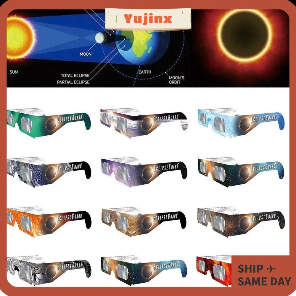 Yujinx Solar Eclipse Glasses, Anti-uv Safety Shade Eclipse Viewing ...