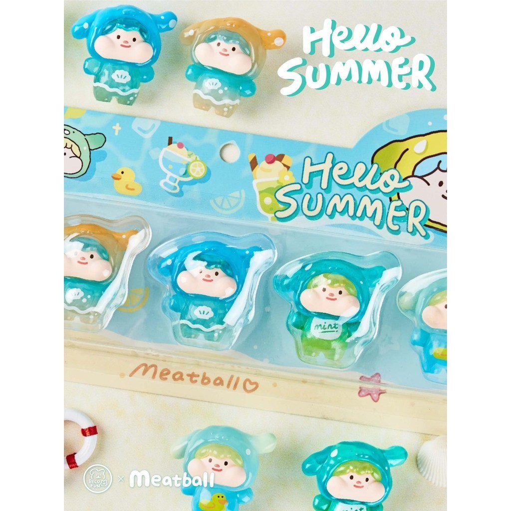 Meatball Hello Summer Series Mini Beans(5 ชิ้น) | Shopee Thailand