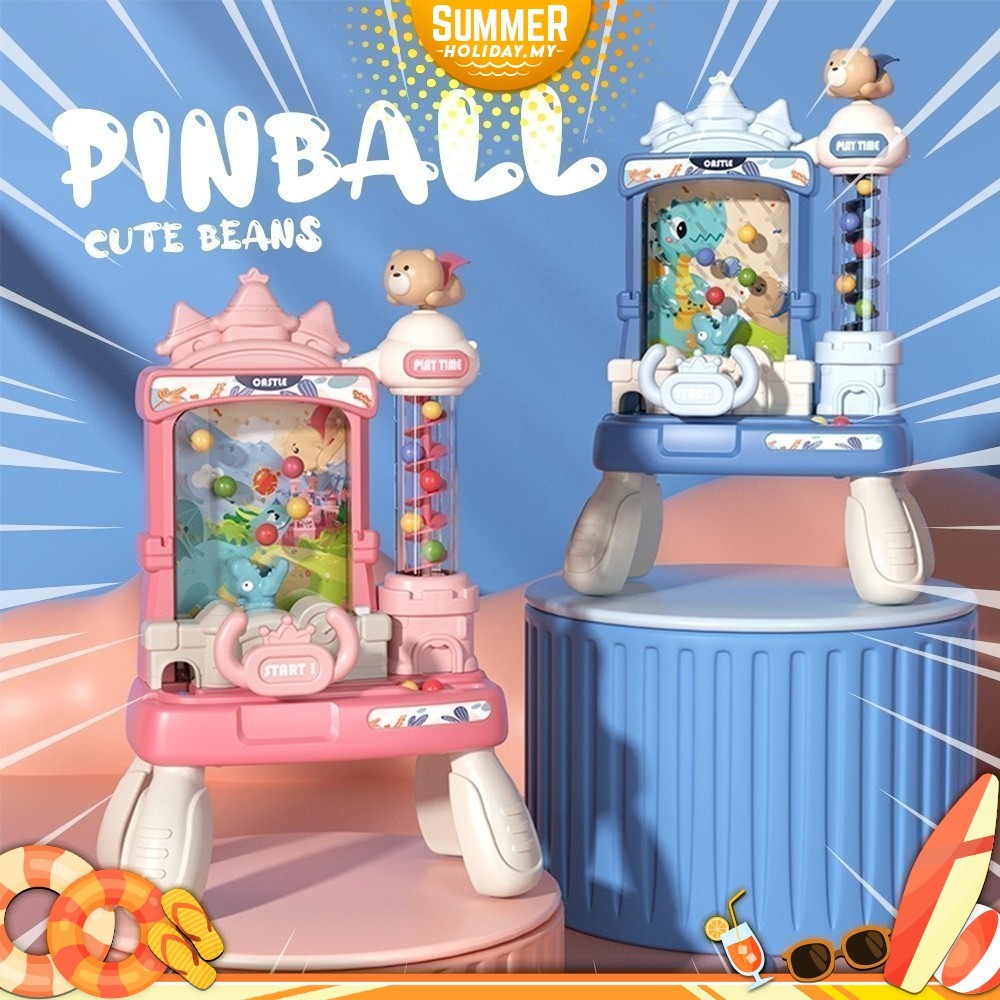 Pinball Catching Ball Machine Cute Chick Bear Bean Arcade Game Children ...