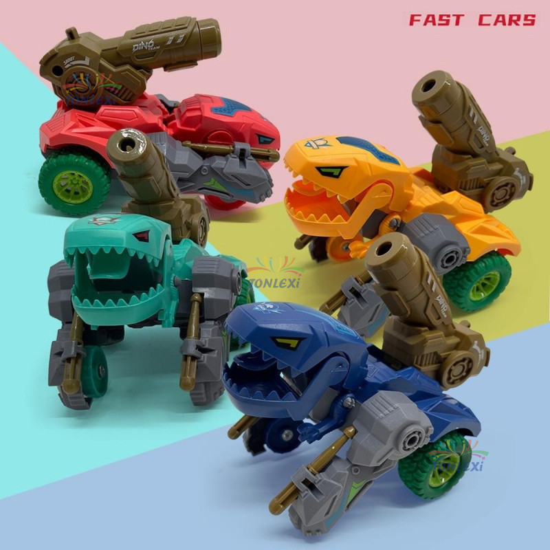Tyrannosaurus Rex Transformer Car, INERTIA Car Toy, with ejection ...