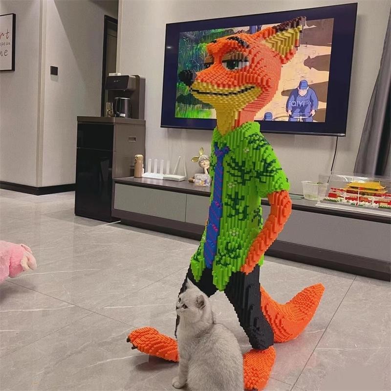 Judy Rabbit Nick Fox เข้ากันได้กับ Lego ความยากลําบากการเล่นเพื่อ ...