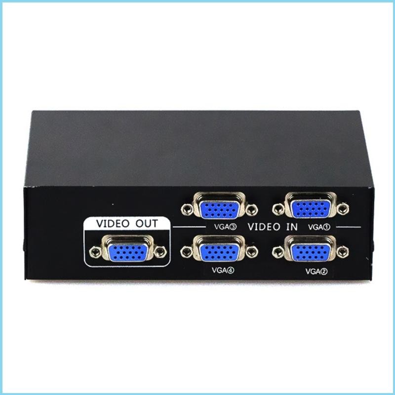 Ezr 4 In 1 Out VGA Display Sharing กล่องสลับ 4 คอมพิวเตอร์ถึง 1 หน้าจอ ...