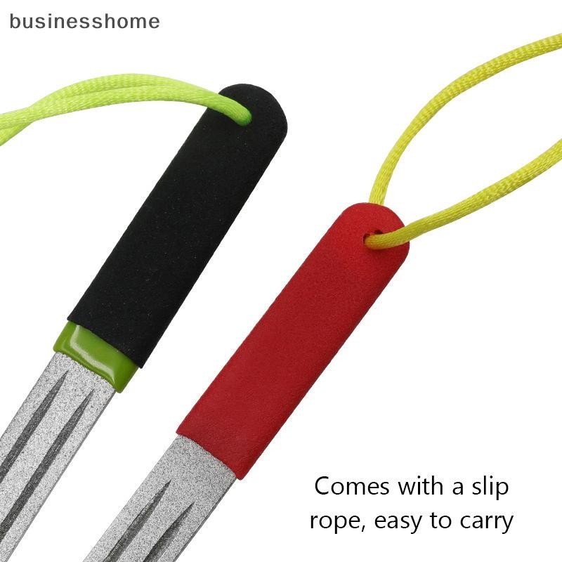 Bsth แบบพกพากลางแจ้ง Double Groove Fishing Hook Sharpening Hone ใหม่ตก ...