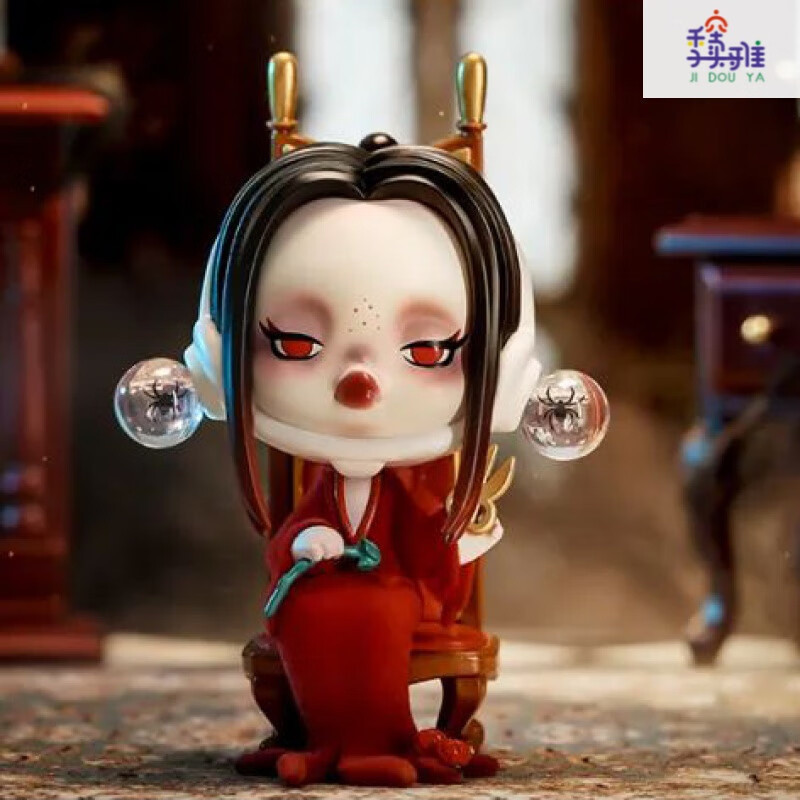 Ji Dou Ya Bubble Pop Mart skullpanda Adams Family Series Blind Box SP ...