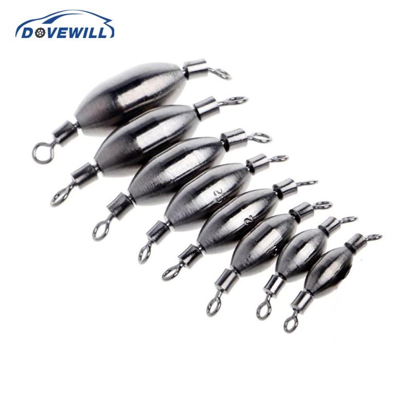 [Dovewill] 10 ชิ้น Trolling Sea Fishing Weights Swivels Connector ...