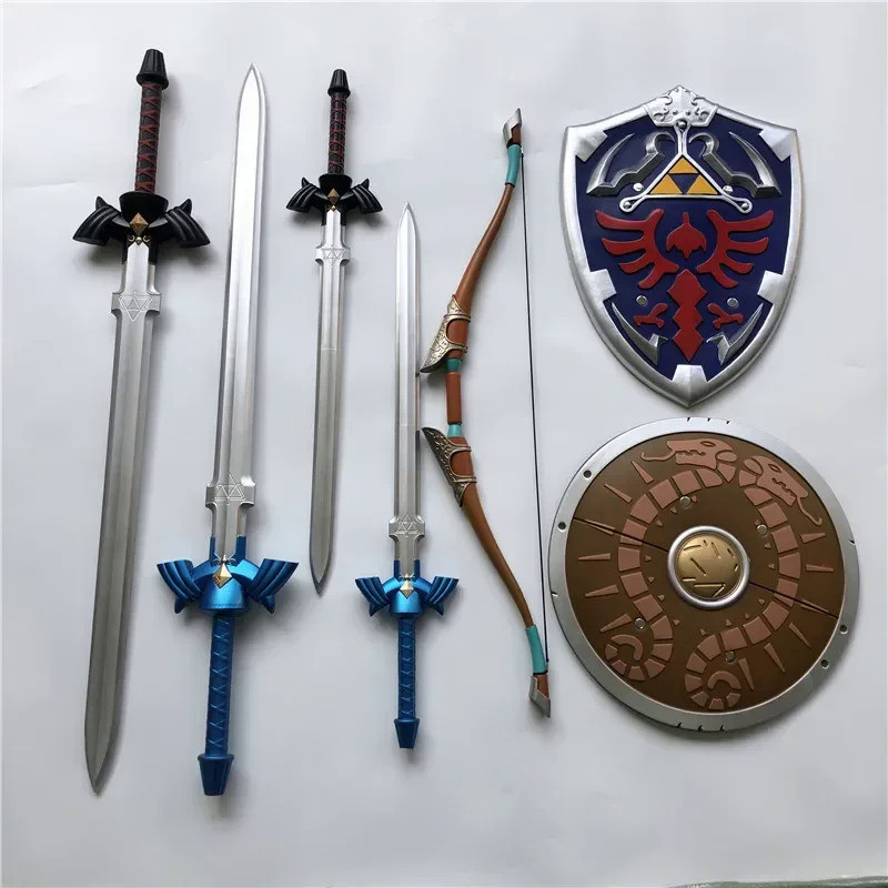 108cm Game Link Sky Shield and Sky Sword Cosplay PU Props Cos weapon ...