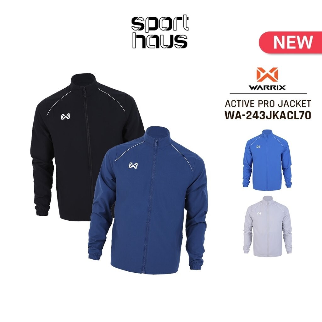 ใหม่ล่าสุด WARRIX เสื้อแจ็คเก็ต Jacket แขนยาว รุ่น ACTIVE PRO กันแดด กันยูวี กันลม WA-243JKACL70 ...