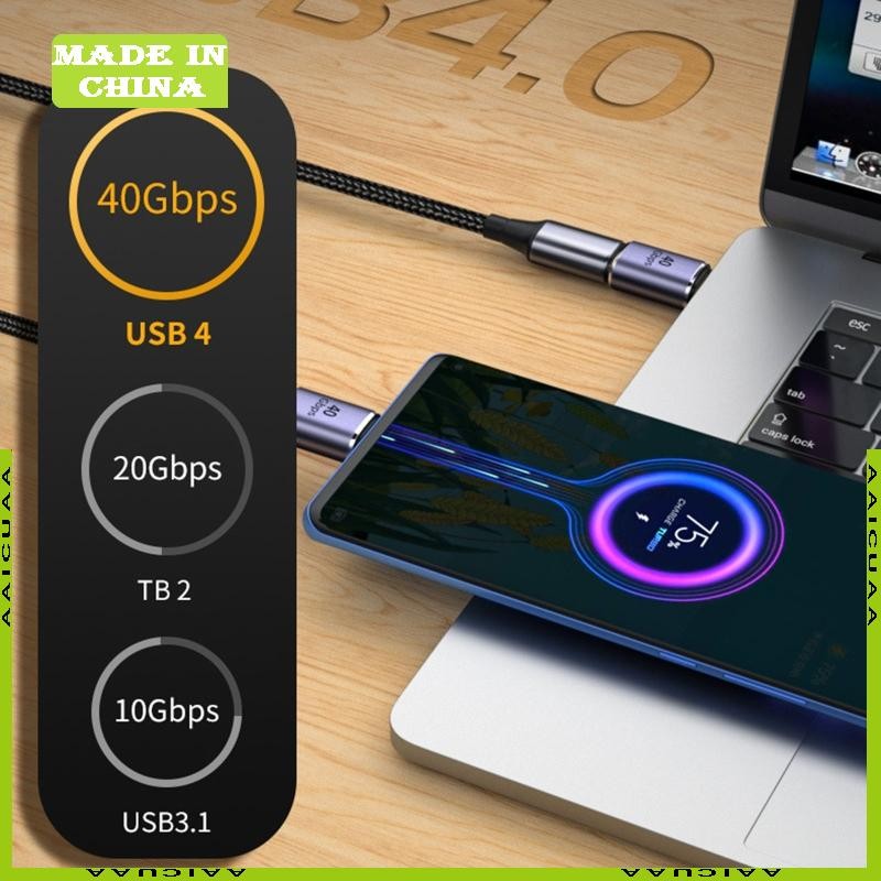 อะแดปเตอร์ AA Type-c ตัวแปลงหญิงเป็นชาย เอาต์พุตวิดีโอ 8K อะแดปเตอร์ ...