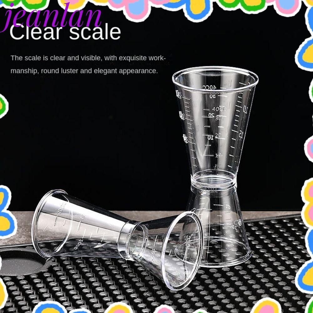 ถ้วยตวง JLAN, PP 20/40cc เครื่องปั่นค็อกเทล, อุปกรณ์ครัว 10/20cc แบบวางซ้อนกันได้ Double Shot ...