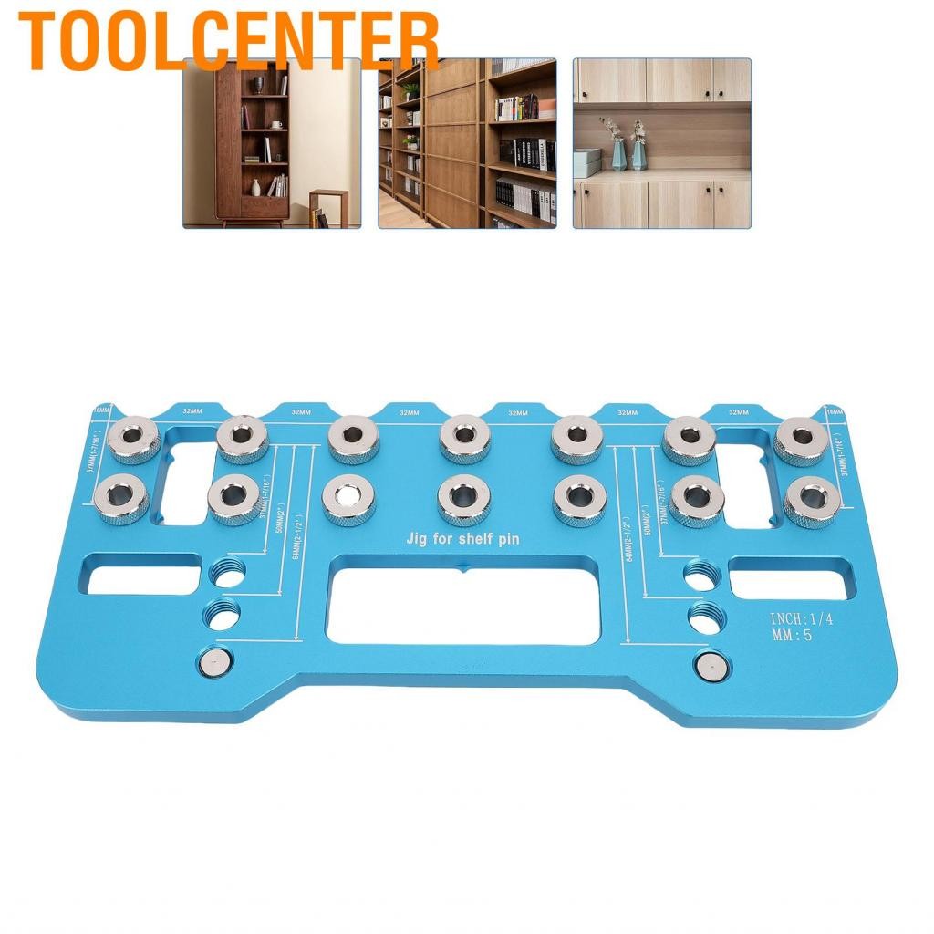 ToolCenter Tool Center-shelf pin drilling jig 64 128 192 มม. ด้ามจับ ...