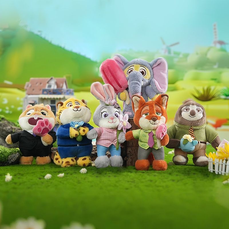 ตุ๊กตา Disney: Judy Hopps และ Chet, พวงกุญแจ Lightning Chet, และตุ๊กตา ...
