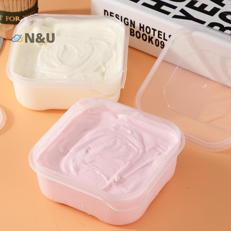 N&U 350/650ML Ice Cream Storage Tub Reusable Ice Cream กล่องคอนเทนเนอร์ ...