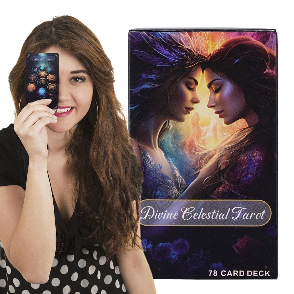ใหม่ไพ่ทาโรต์ Divine Celestialไพ่ทาโรต์ประณีตDivinationเกมกระดานของเล่นสําหรับเพื่อนรวบรวม ...