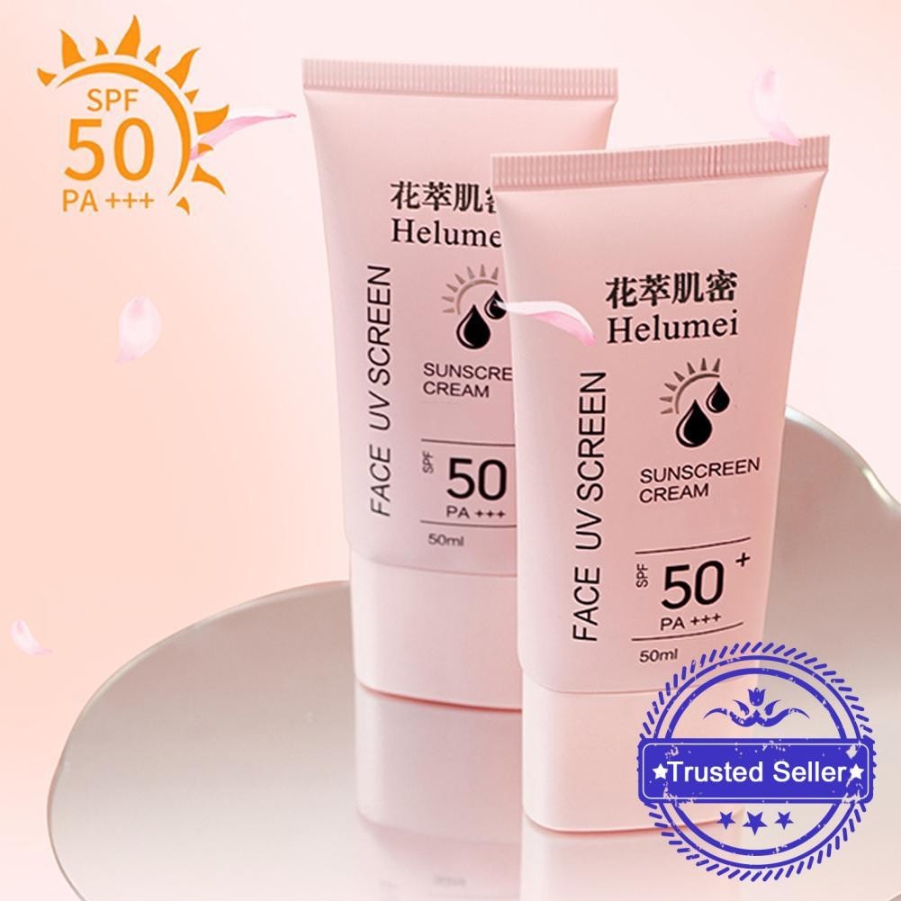 Flower Essence Sunscreen 50spf+++ มอยเจอร์ไรเซอร์สดชื่น 50 มล. ไวท์ไอโซ ...