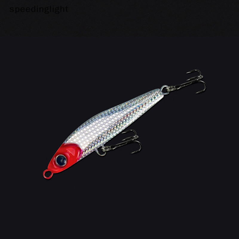 Speedinglight โลหะ Jig Fishing Lure 10g-22g Trolling Hard เหยื่อเบส Sinking ปลาเทราท์ Casg ...