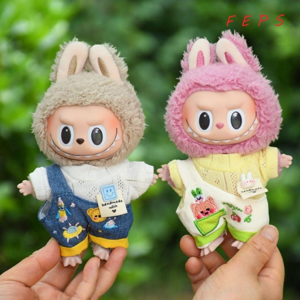 เสื้อผ้าตุ๊กตา FEPS Labubu, Annoying Duck Labubu Time To Chill Filled ...