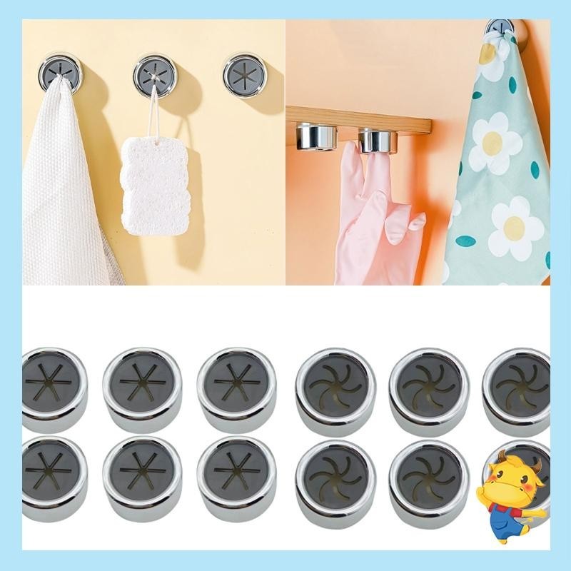 เป็น> 6xReusable Trace Towel Clamp Wall Mount Storage Clips ยึด ...